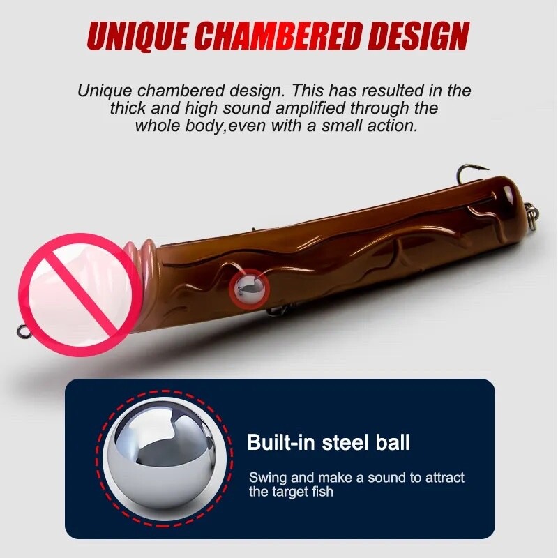 Fishing Lure Dick Fishing Lures Gag Gift Lure Funny Pecker Top Water ...