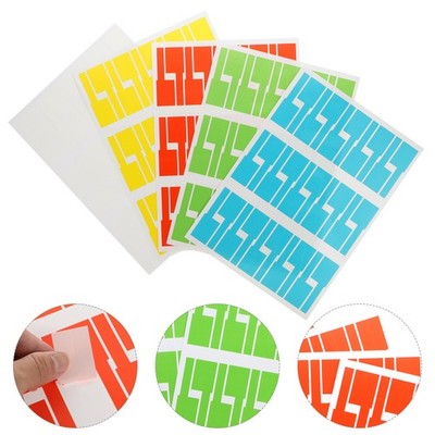 20 Sheets/600pcs Network Cable Label Sticker Self- Adhesive Labels ...