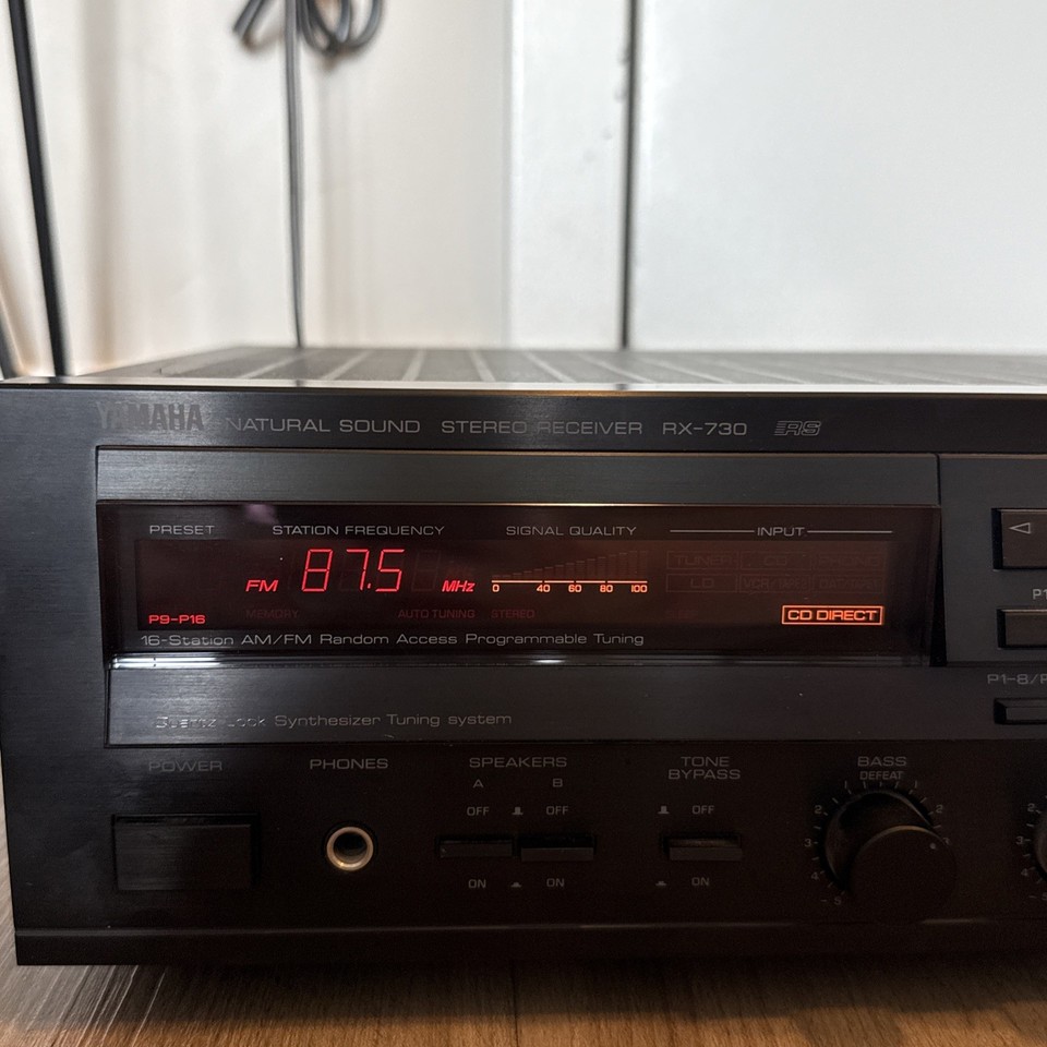Yamaha RX-730 Natural Sound Stereo Receiver Tested And Working | eBay