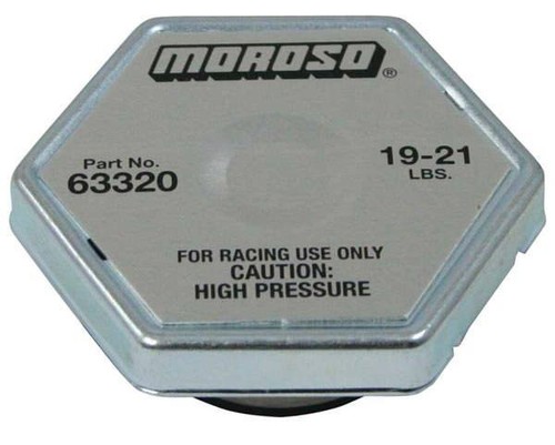 Moroso 63320, One Racing Radiator Cap Fits 19-21Lbs. Performance Racing ...