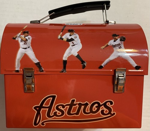HOUSTON ASTROS RETRO 2002 NEW HEB/KRAFT, KID’S METAL LUNCH BOX IN MINT ...