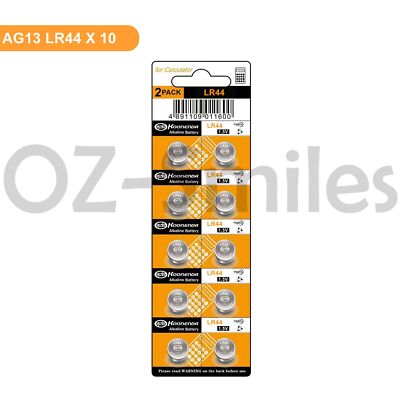 10pcs / 40pcs / 100pcs AG13 LR44H 1.55V Blister Alkaline Batteries | eBay