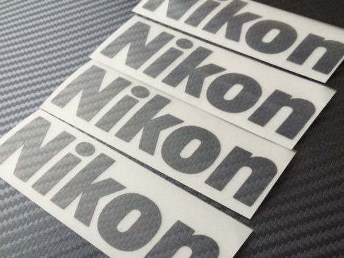 4x Stickers NIKON Logo Photo Camera Photography, NIKON Stickers 41 ...