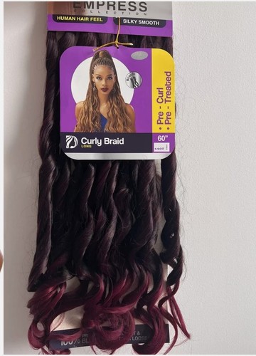 Darling Empress Human Hair Feel French Curly & Loose Braids Extension ...