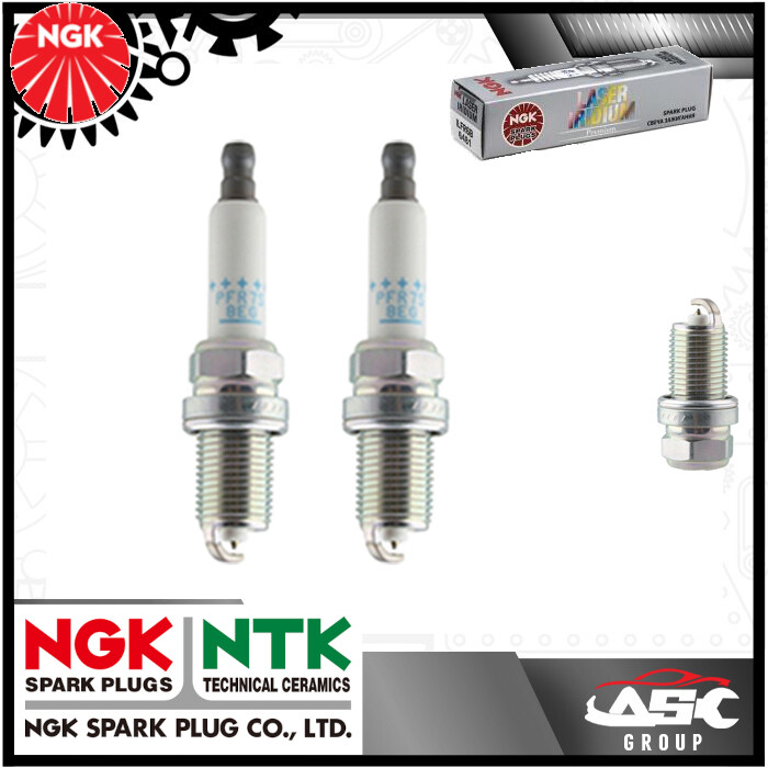 2x NEW NGK Platinum SPARK PLUGS - Part No. PFR7S8EG Stock no 1675 2pk ...