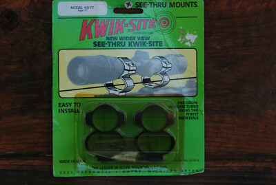 Kwik-Site- See Thru Mounts -Model KS-77 Fits: Ruger 77 | eBay