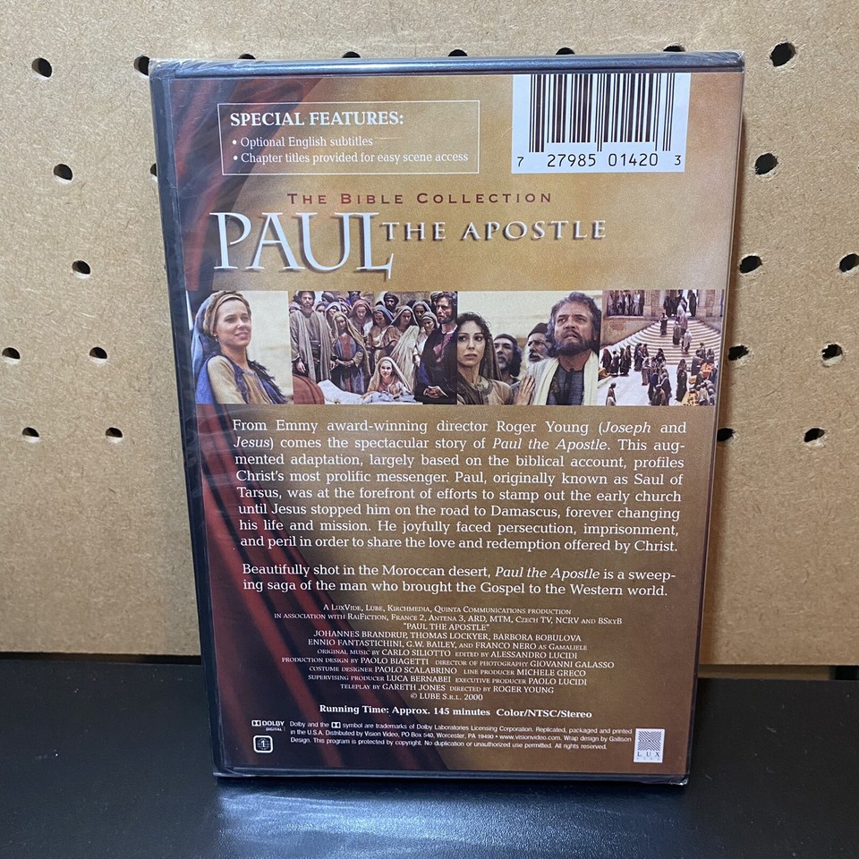 Bible Collection Paul The Apostle (NEW DVD) / Christ's most prolific ...