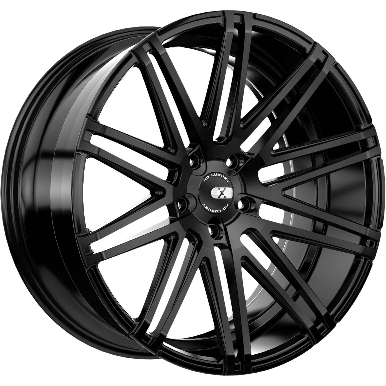 XO Luxury MILAN Black Wheel 5x112 22 inch x 10.5 inch x ET 42 ...