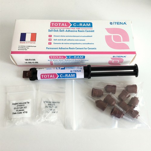 ITENA Total C-RAM Dental Resin Cement Crown Veneer Permanent Adhesive ...