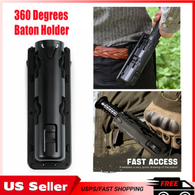 Expandable ASP Baton Holder Swivelling Pouch Case Holster Plastic+Nylon ...