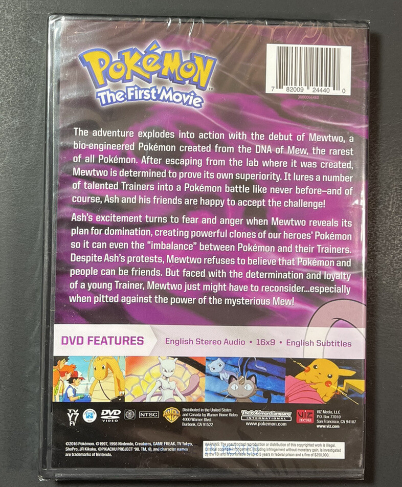 Pokemon The First Movie Dvd Cover Retro: Pokemon: The First Movie