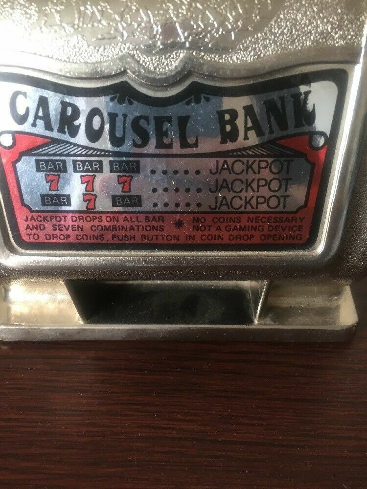 Vintage Toy Slot Machine Bank Carousel Le Banque | eBay