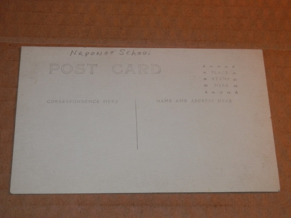NAPONEE NEBRASKA - 1907-1918 ERA RPPC POSTCARD - HIGH SCHOOL - FRANKLIN ...