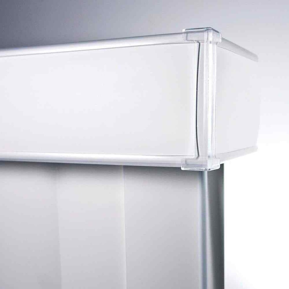 Cordless Smooth Crown White Vertical Louvers (9 Pack) | eBay