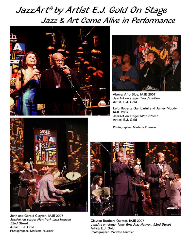 "Bird" Artist EJ GOLD Jazz Art Print Signed Numbered Limited Edition ...