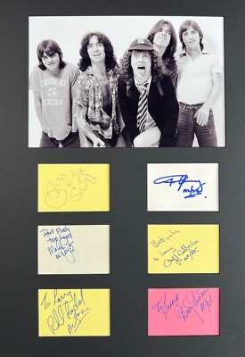 AC/DC (band) Autographs | eBay