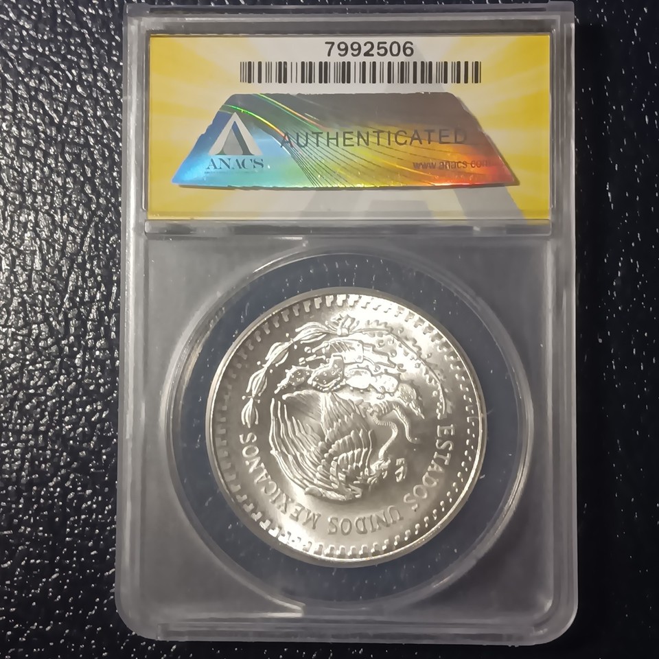 1990 Mo ANACS MS68 - MEXICO - 1 oz Silver Libertad Onza | eBay