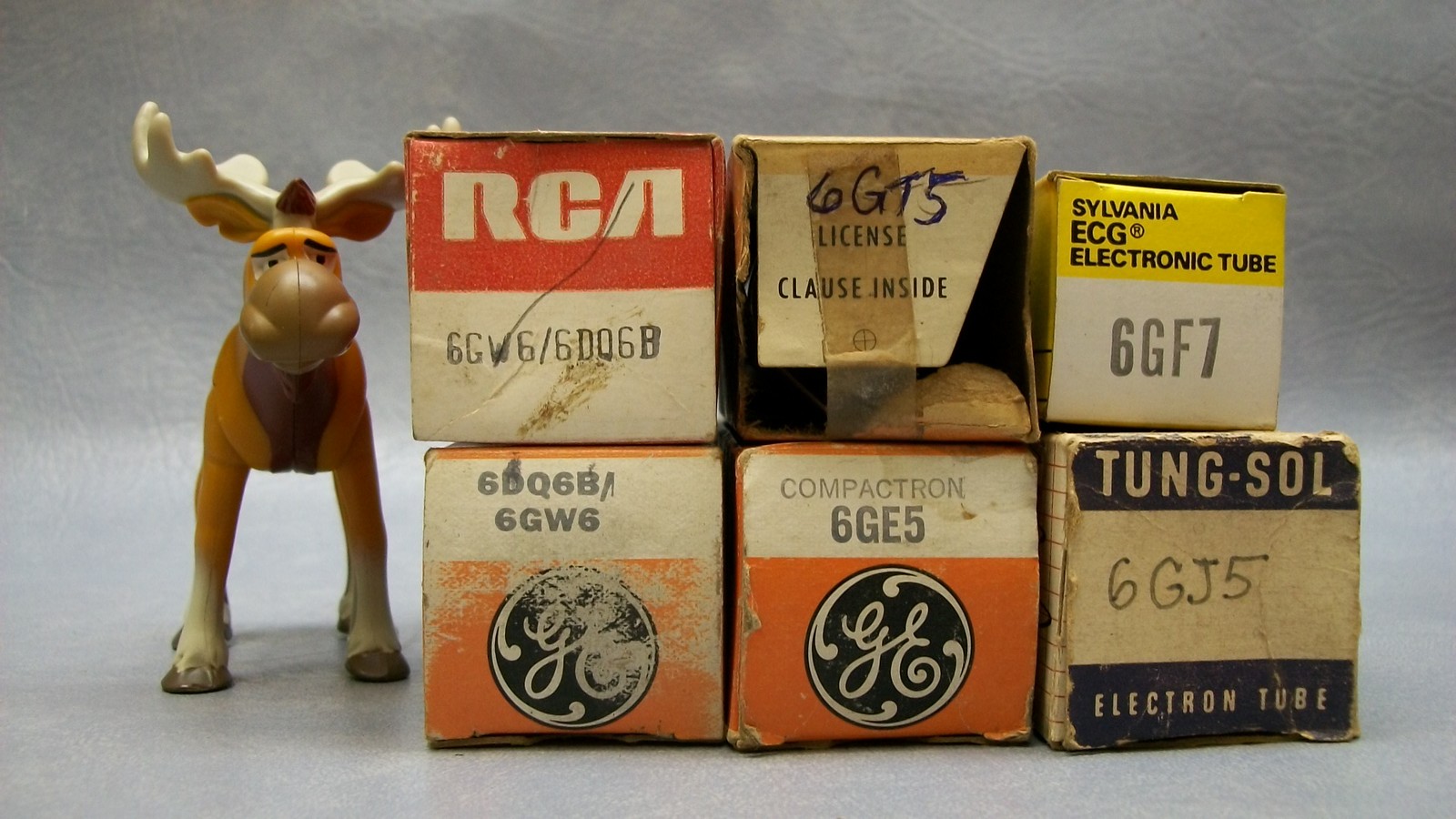 6GE5, 6GF7, 6GJ5, 6GT5, 6GW6 / 6DQ6B Vacuum Tubes Lot of 6 | eBay