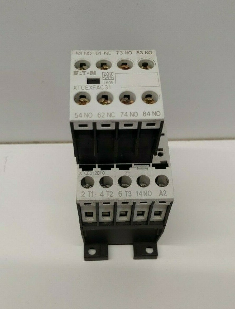 GUARANTEED GOOD! EATON 110/120V 12A CONTACTOR & 6A MINI CONTACTOR ...