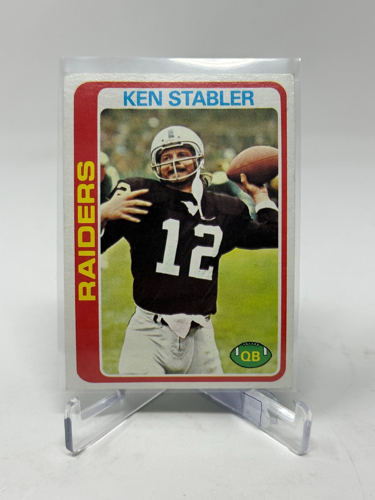 1978 Topps Football Ken Stabler Card #365 | eBay