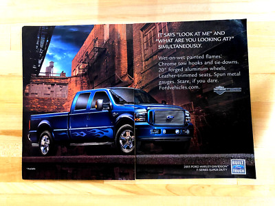 2005 Print Ad Ford Super Duty Harley Davidson Edition | eBay