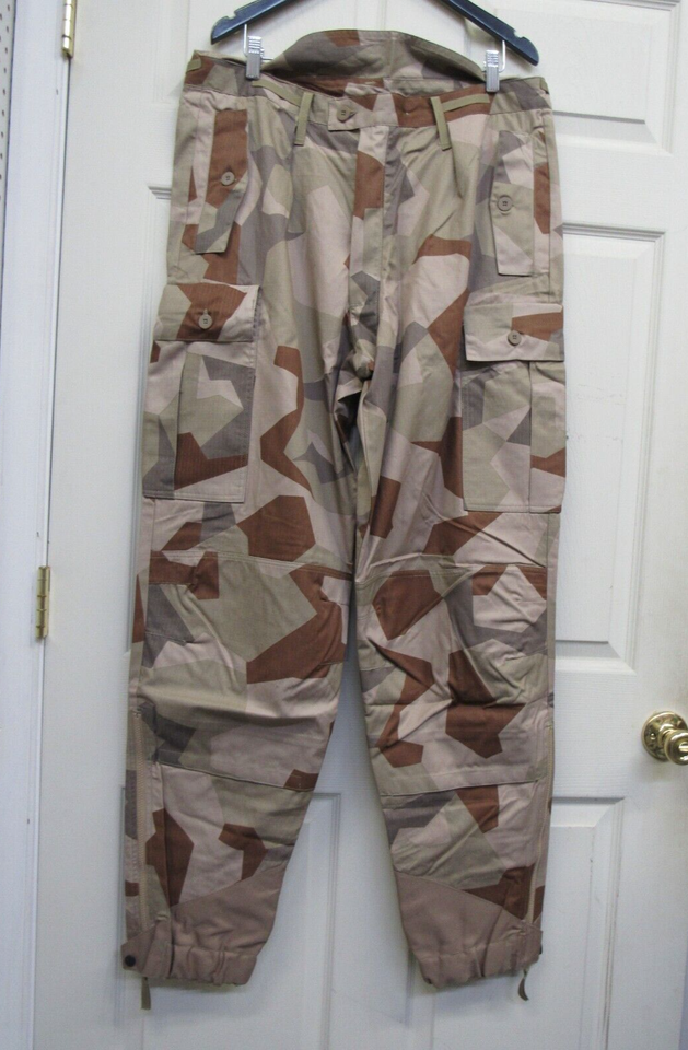 Swedish M90 Desert Camo Trousers Pants Combat M90K Desert Splinter ...
