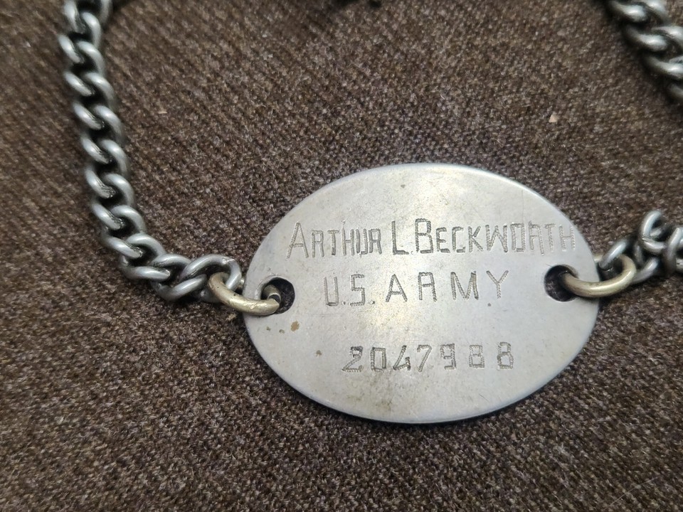 Vintage WWI ID Bracelet / Arthur L. Beckwith - 85th Division / 338th ...