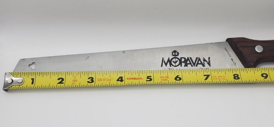 Vintage Moravan Molybdenum Vanadium Lifetime Cutlery Chef Knife 8" Good ...