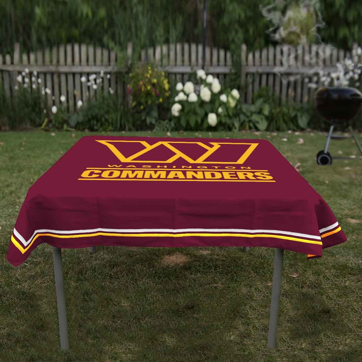 Washington Commanders 48" Table Cloth Overlay | eBay