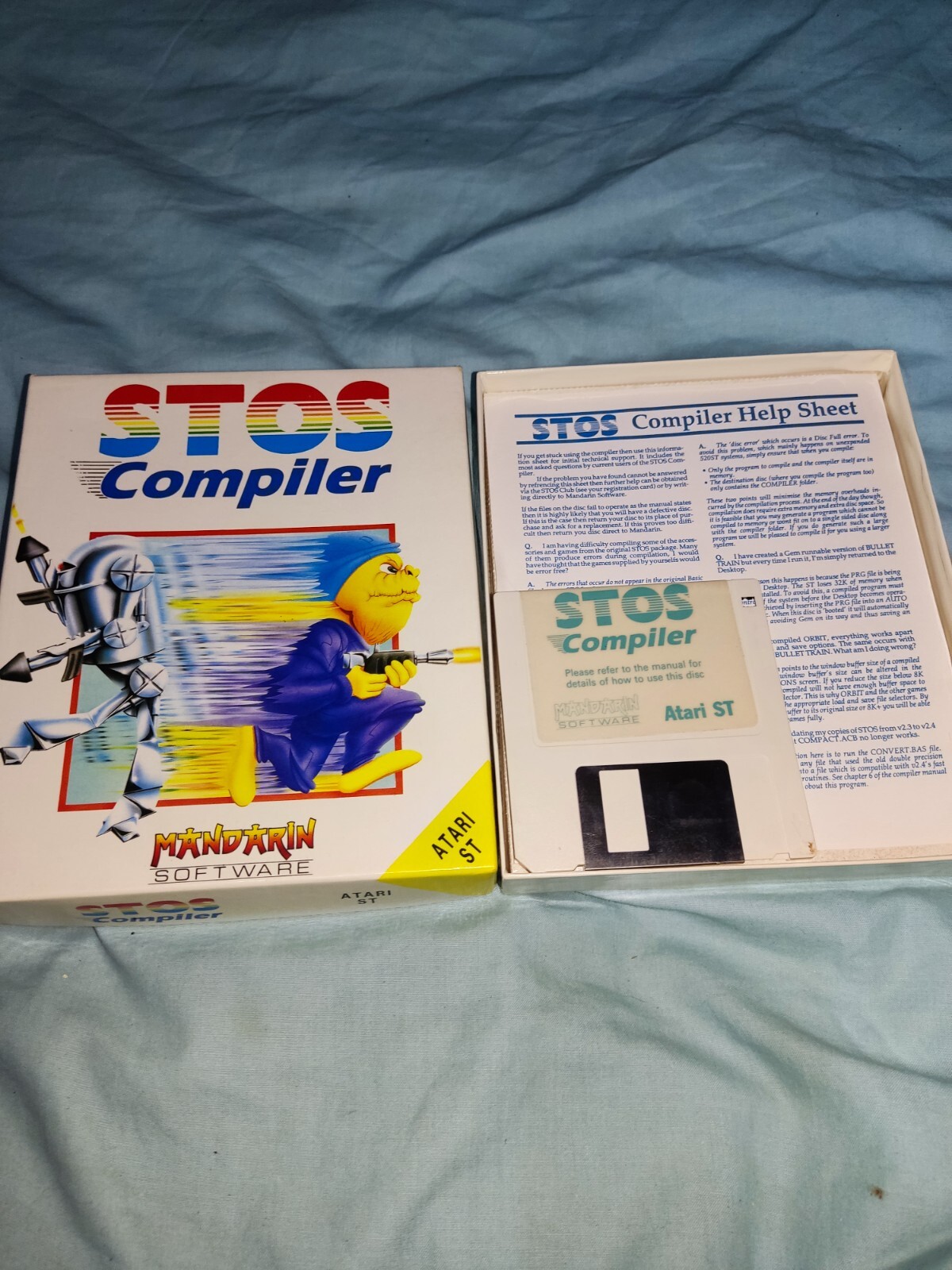 Atari ST Stos Complier Mandarin Software 1989 | eBay