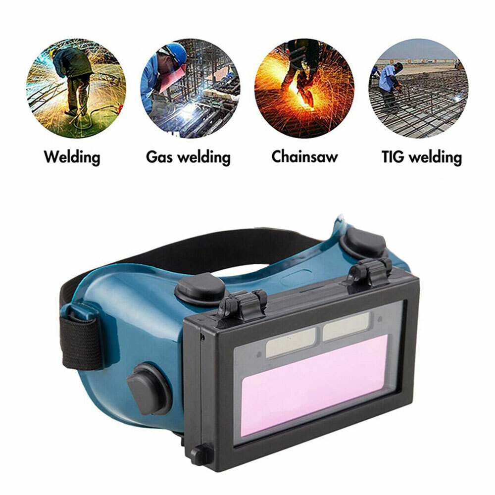 Auto Darkening LCD Welding Goggles Glasses Mask Eye Safety Grinding ...
