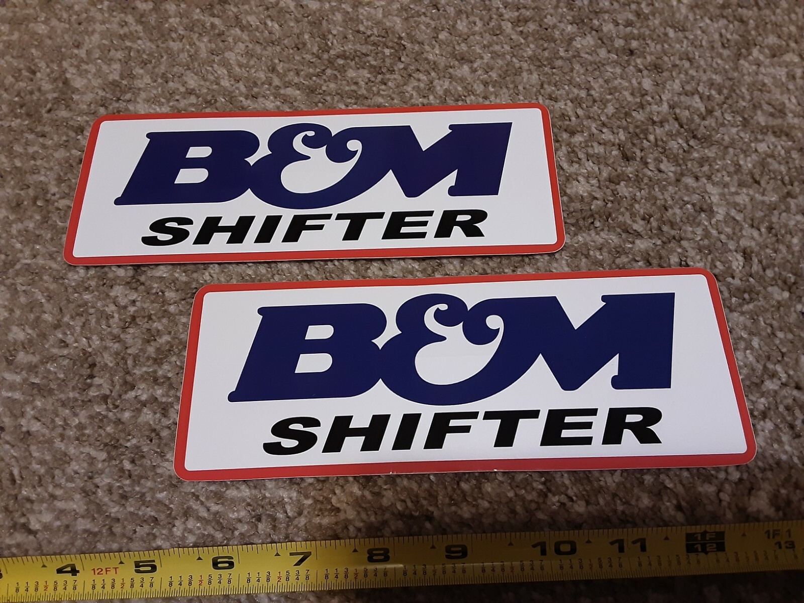 Lot of 2 B&M Shifter Racing Decals Stickers Pro Stick Street Outlaw ...