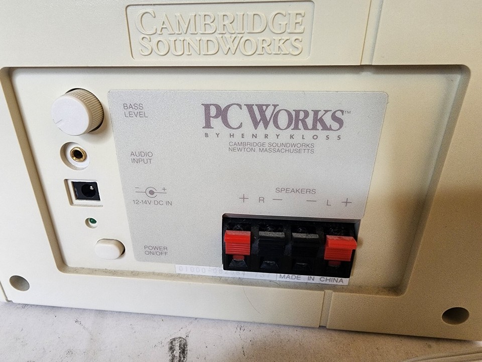 Cambridge Soundworks Multi-Media Speakers Subwoofer PC Works By Henry ...