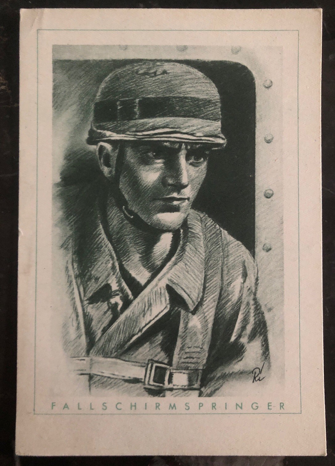 Mint Germany Original PPC Picture Postcard parachutist ww2 Soldier | eBay