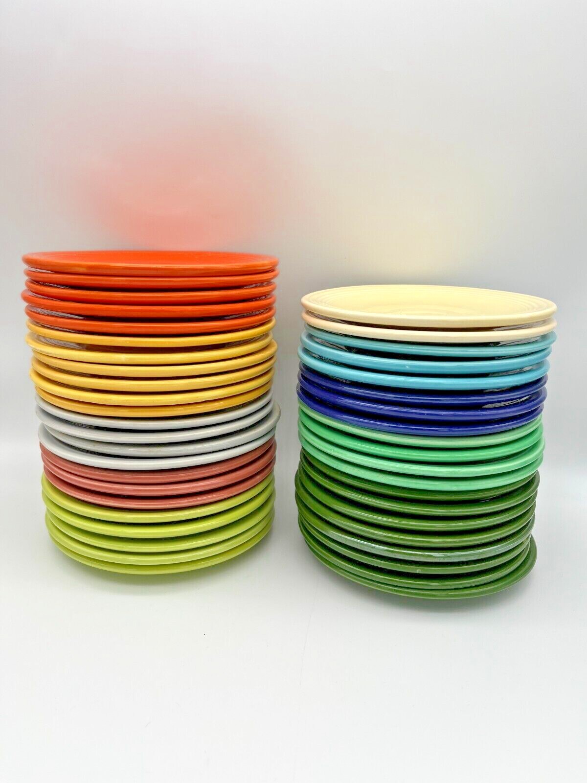 Fiestaware Vintage 7'' Salad Plate Fiesta HLC 1930's+1950's Colors ...