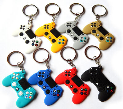 Keychain Playstation Game Console Gamepad Joystick Key Chain Rings ...
