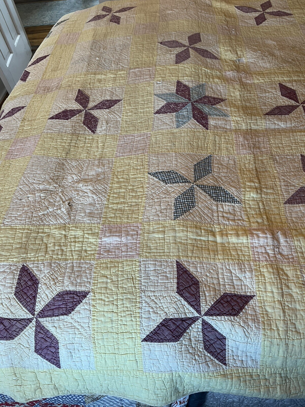 Vintage Handmade Quilt Patchwork Stars Cutter | eBay