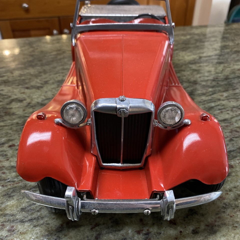 doepke model toys mg Vintage Diecast, Kit, Car Red Nice Chrome | eBay
