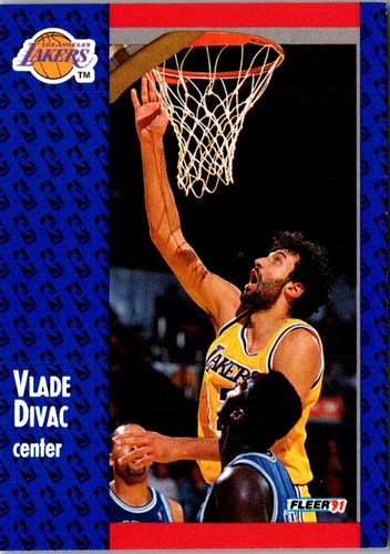 1991 Fleer Vlade Divac #97 Los Angeles Lakers Basketball Card | eBay