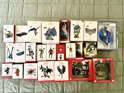 Hallmark Batman Christmas Ornaments Keepsake Collection Excellent ...