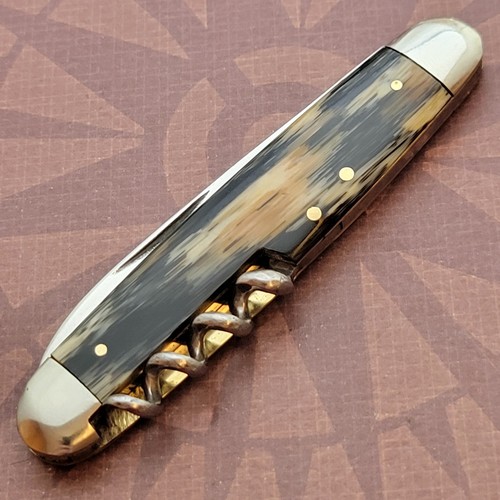 MANN E BRUCKMANN Knife Made in Solingen Germany Smooth HORN Handles | eBay