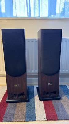 TDL RTL 2 Floorstanding Speakers Transmission Line Made in England Pair ...