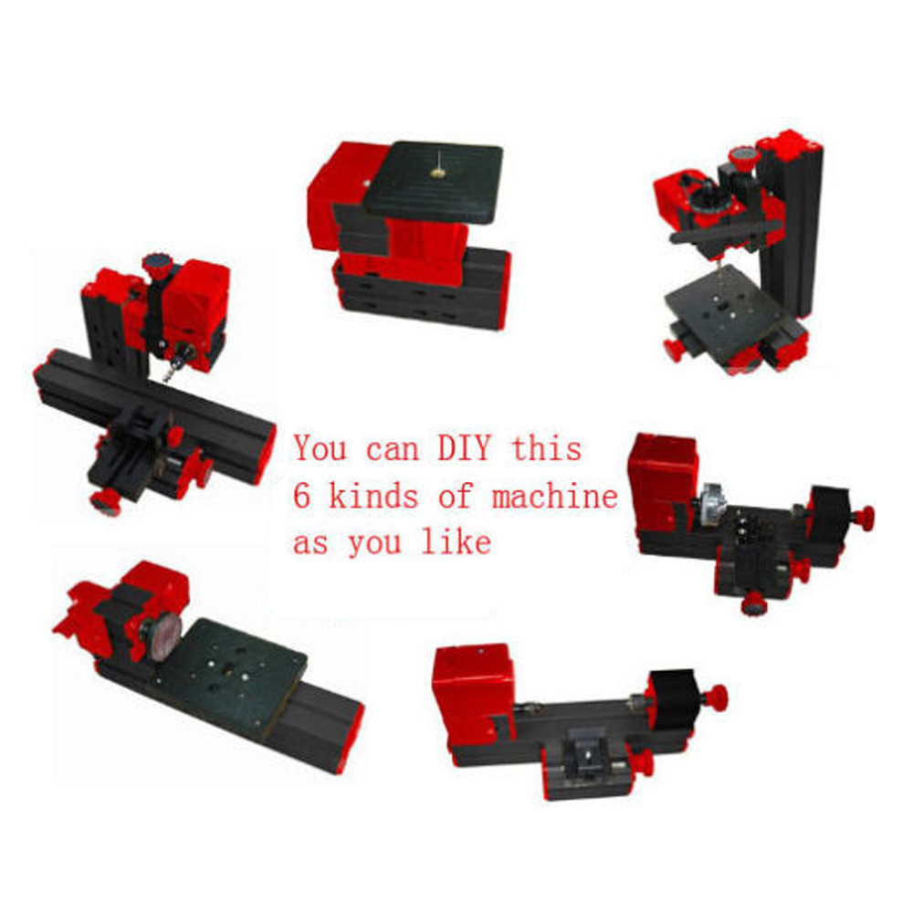6 Tools in 1 CNC Wood Metal Lathe Milling Machine Jig-saw Driller ...