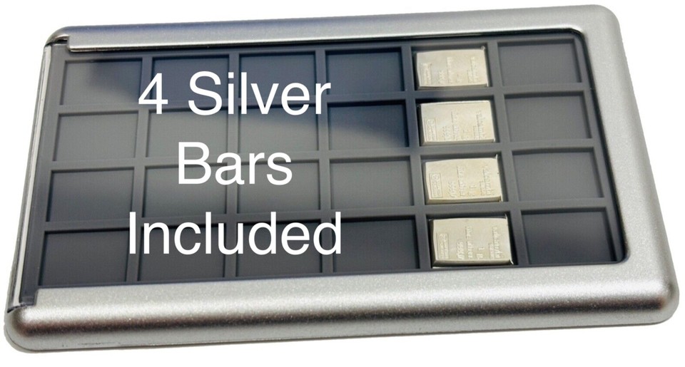 Element Card With 4g Silver Valcambi Bars Nuggets Bullion fits PAMP ...