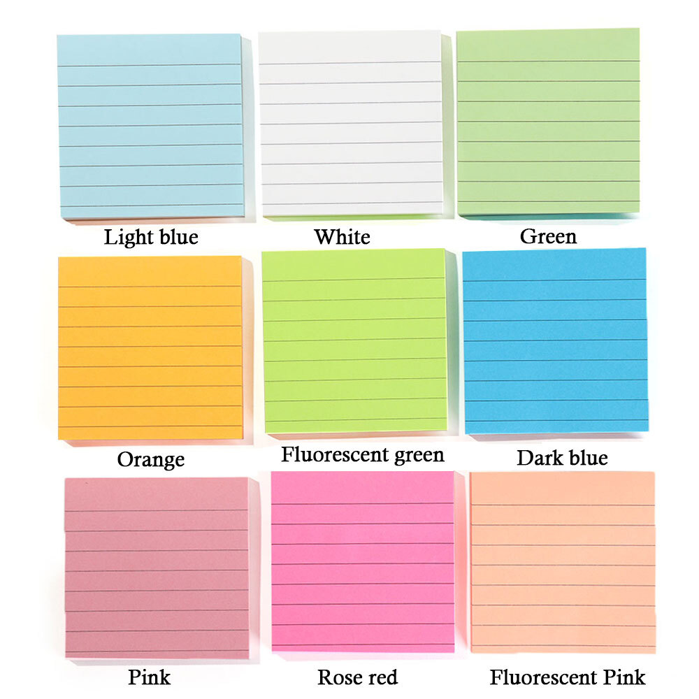 Colorful Office Supplies Sticky Notes Paster Stickers 80 Pages Sticker ...