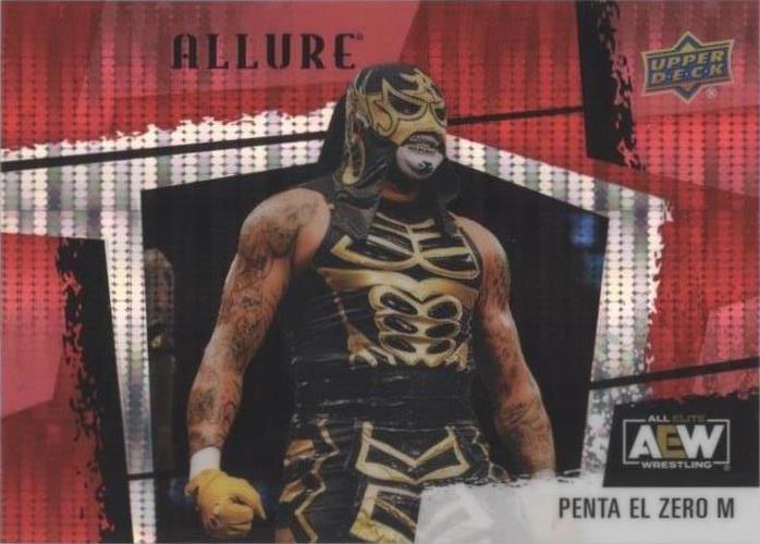 2022 Upper Deck Allure AEW - Horizontal Red Rainbow #112 Penta El Zero ...