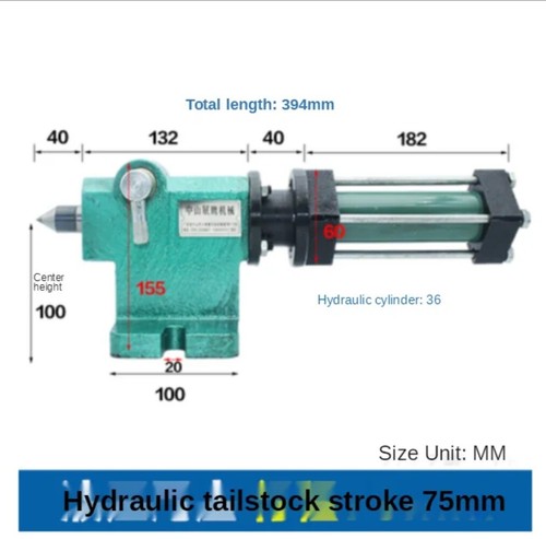 25-75mm Pneumatic Lathe Tailstock Quick and Easy Instrument Tailstock ...