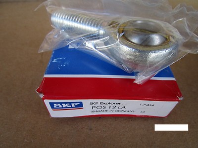 SKF POS 12-LA, Rod End Bearing,12mm Threaded,Metric Joints(IKO, Heim ...