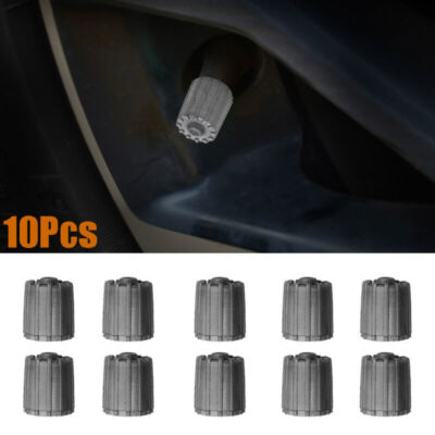 10x Universal Car Tire Valve Stem Cap TPMS Cover w/ Gasket Car ...