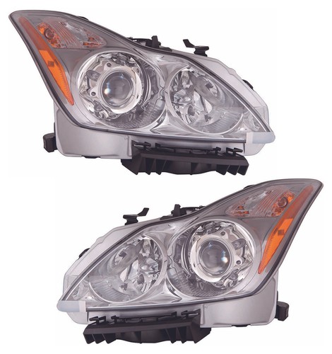 For 2008-2010 Infiniti G37 Coupe Headlight HID Set Driver and Passenger ...